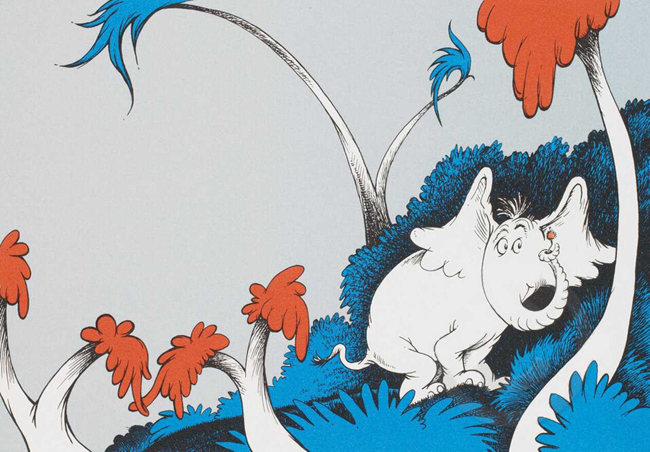 Speck Voice Was Talking! 2000 Limited Edition Lithograph by Dr. Seuss ...