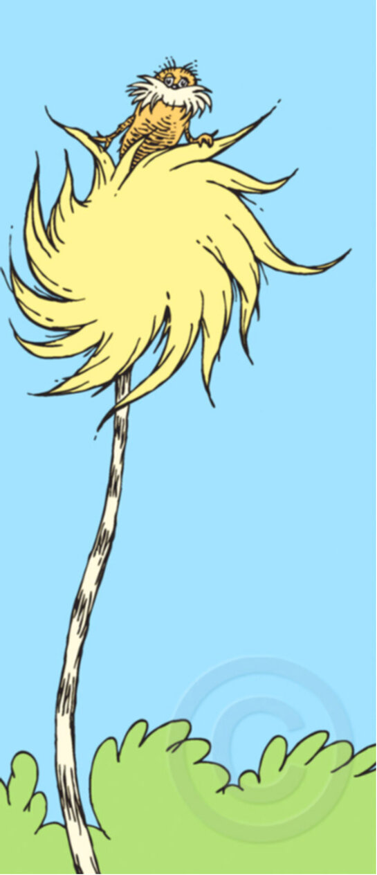 Earth Friendly Lorax Yellow CP 2008 Limited Edition Serigraph by Dr ...