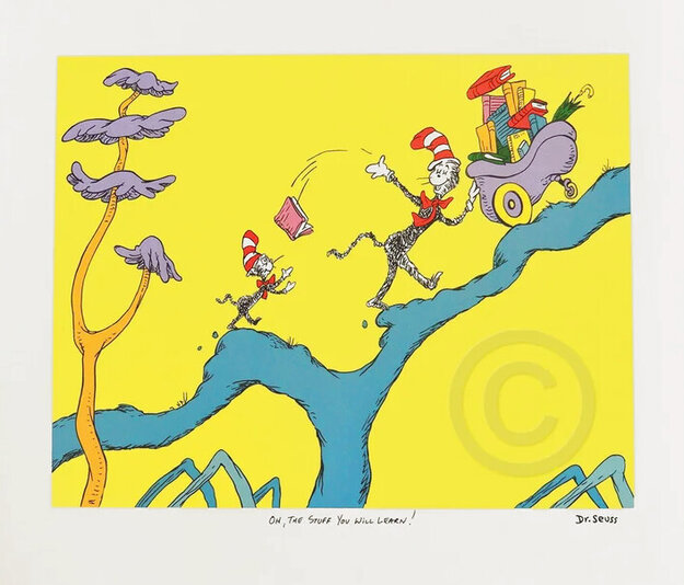 Oh, the Stuff You Will Learn! 2006 Limited Edition Serigraph by Dr ...