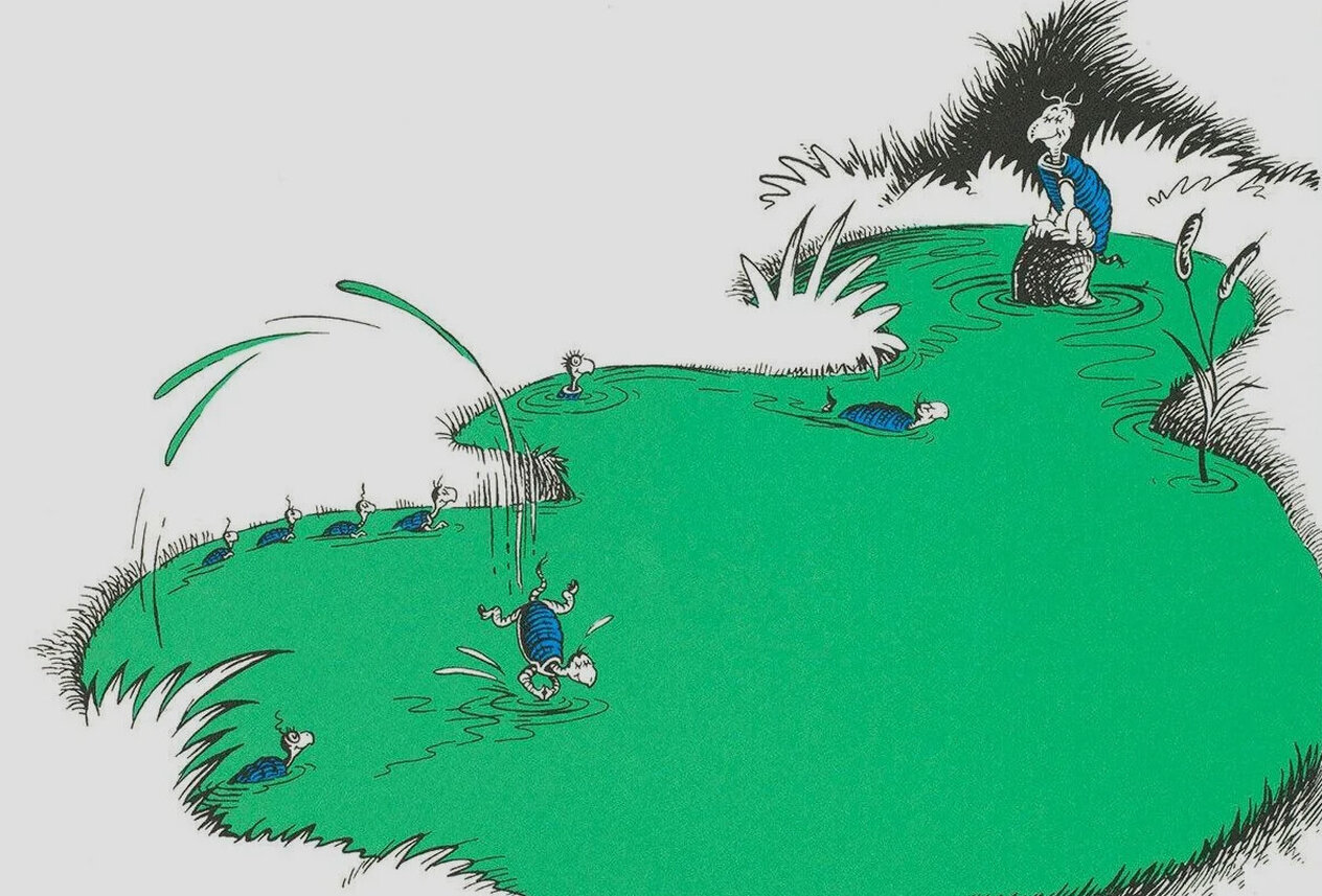 Yertle the Turtle 2001 Limited Edition Lithograph by Dr. Seuss - For ...