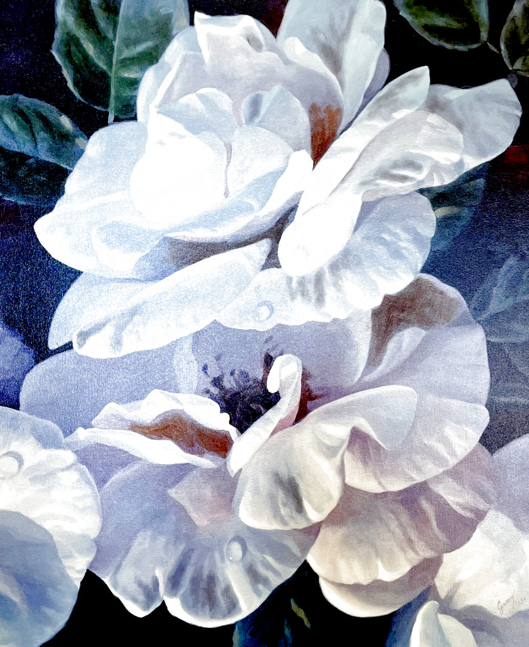 Morning Roses 1995 Limited Edition Lithograph by Michael Gerry - For ...