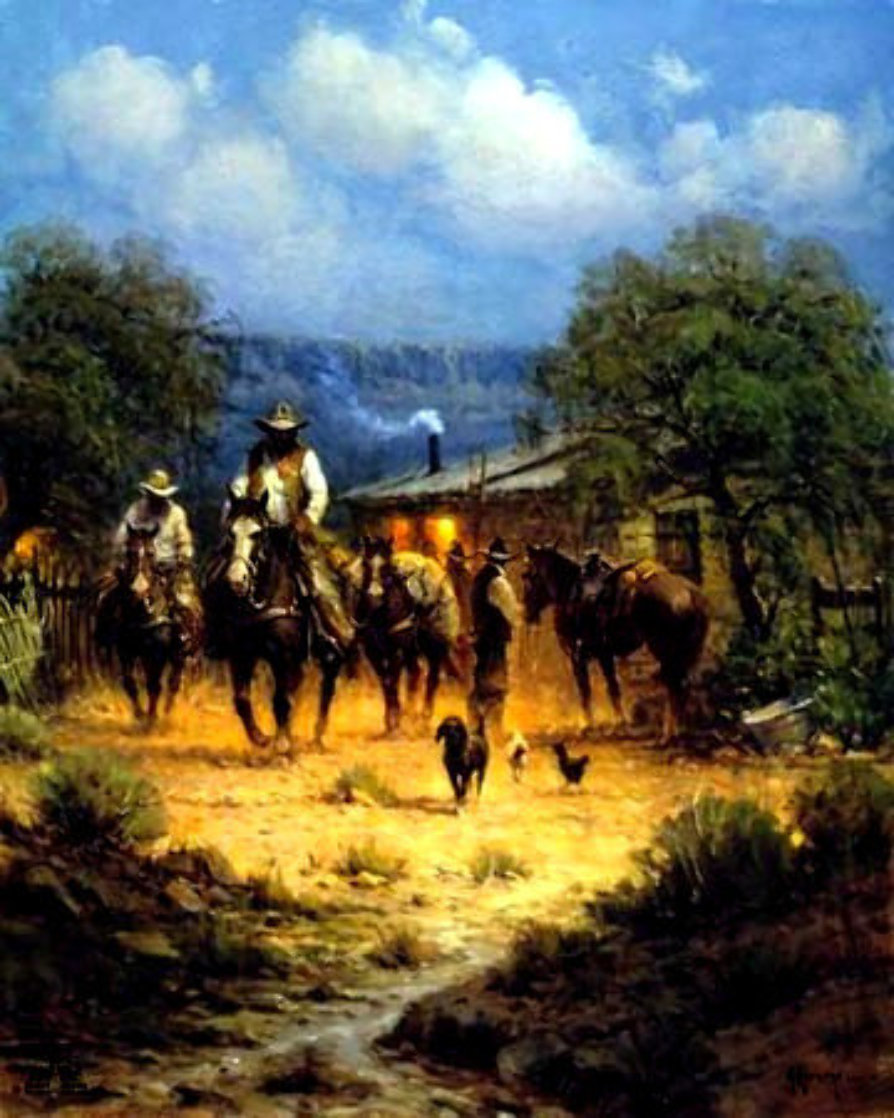 Ranger Outpost Limited Edition Print 27x22 by G. Harvey