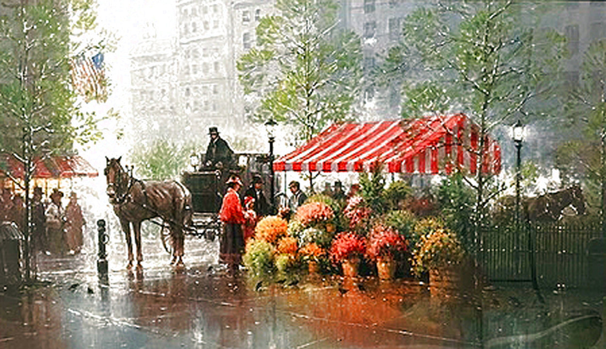 G. Harvey, print, A Touch of Spring 1991 by G. Harvey