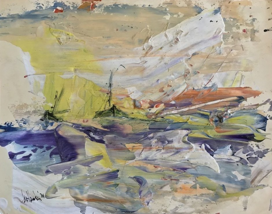 Gino Hollander American Abstract Expressionist Artist Paintings For ...