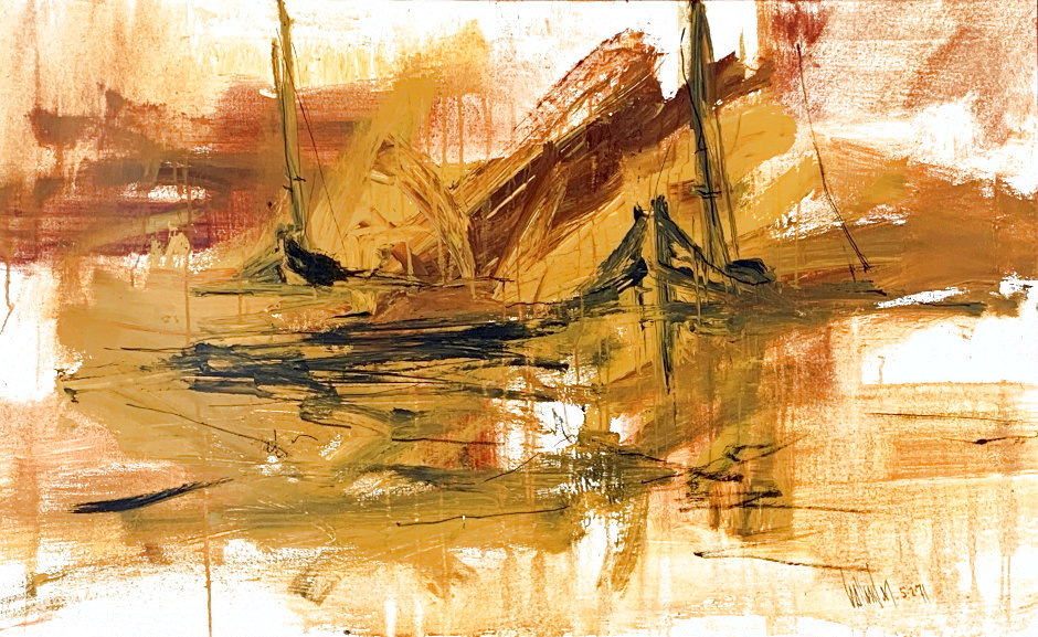 Gino Hollander American Abstract Expressionist Artist Paintings For ...