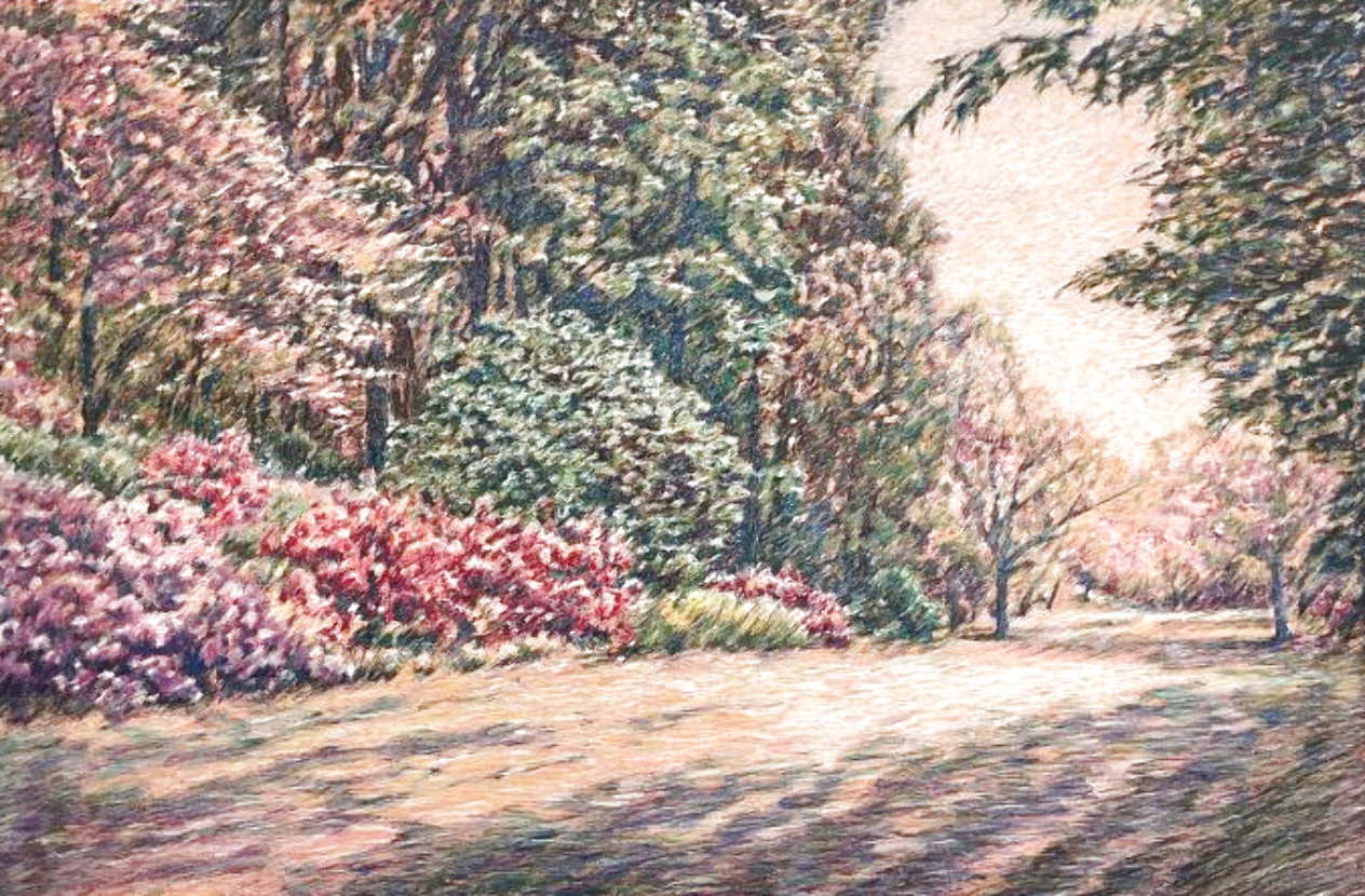 Azalea Dawn Limited Edition Serigraph by Carson Gladson - For Sale on ...