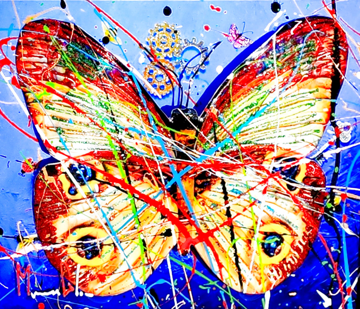 A Little Goes a Long Way Set of 3 2023 Mixed Media on Wood by Marcus ...
