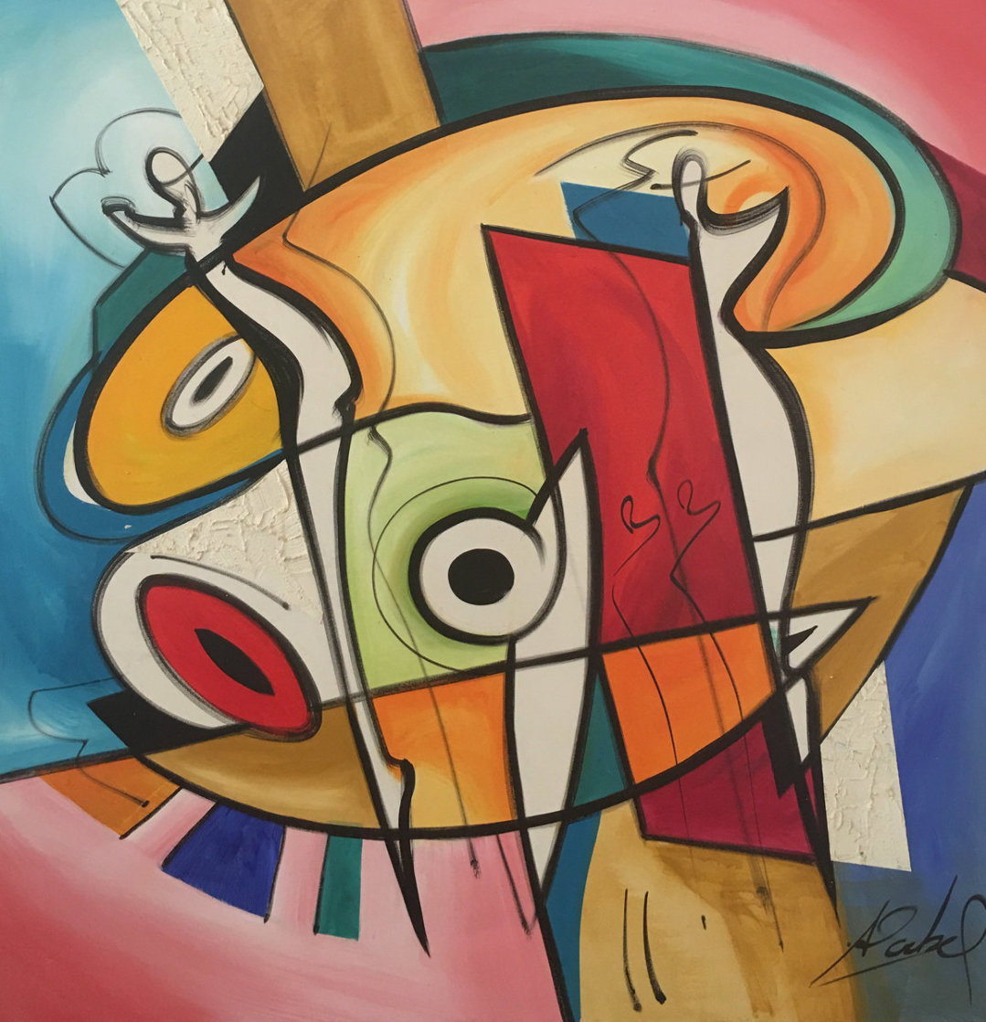 Untitled Painting 2006 39x39 by Alfred Gockel