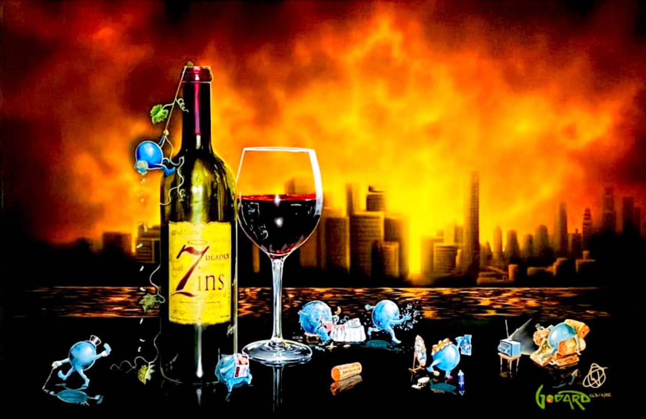 Zins of the City 2021 Embellished Giclee on Canvas 16x24 by Michael ...