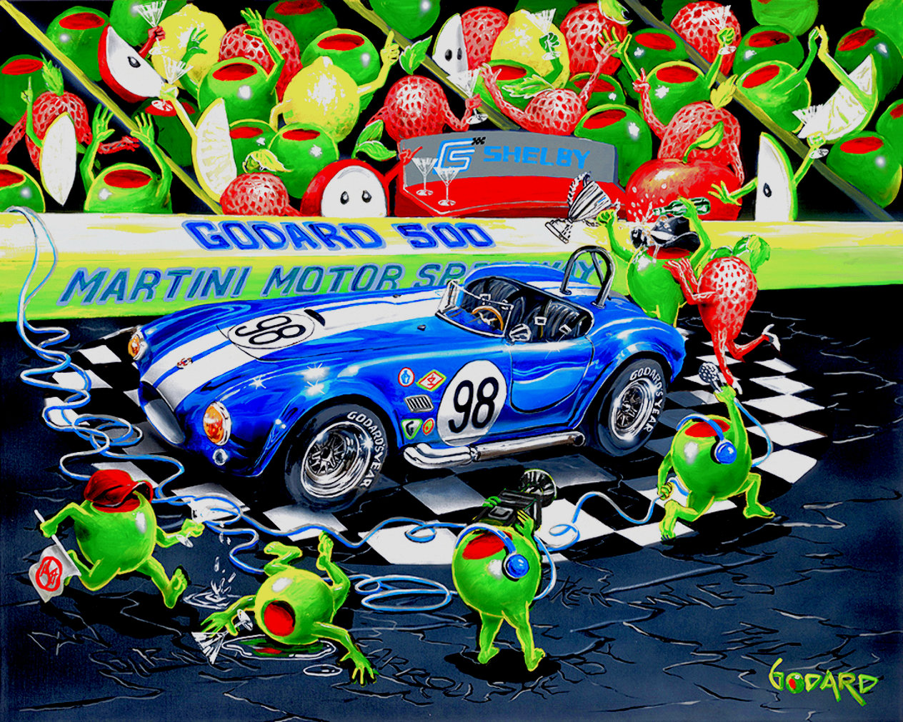We Olive a Shelby 2000 Limited Edition Giclee on Canvas by Michael ...