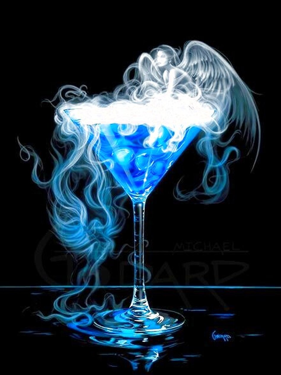 A Drink with Angels 2019 Framed Limited Edition Mixed Media 3-D ...
