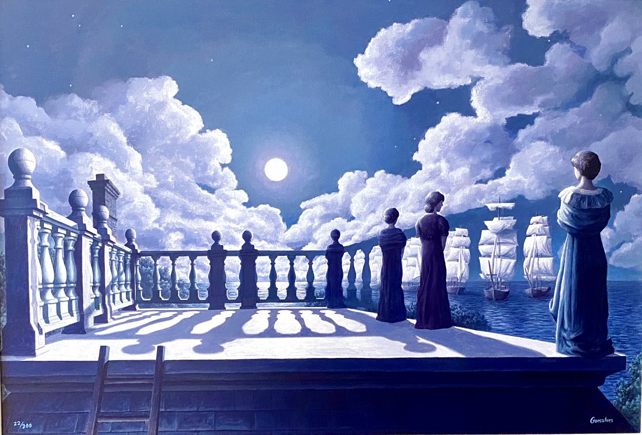 Widows Walk Limited Edition Giclee on Canvas by Rob Gonsalves - For ...