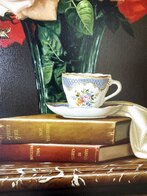 Morning Coffee 2002 Limited Edition Embellished Giclee on Canvas by ...