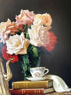 Morning Coffee 2002 Limited Edition Embellished Giclee on Canvas by ...