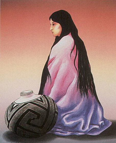 Bernadette Cast Paper 1984 by R.C. Gorman