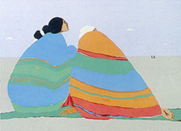 Bernadette Cast Paper 1984 by R.C. Gorman