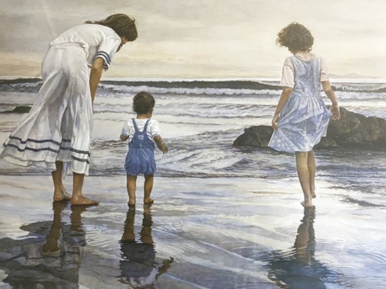 Silver Strand 1990 Lithograph 18x36 by Steve Hanks - For Sale on Art ...