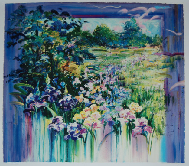 Iris Meadow PP 1977 by Rebecca Hardin - For Sale on Art Brokerage