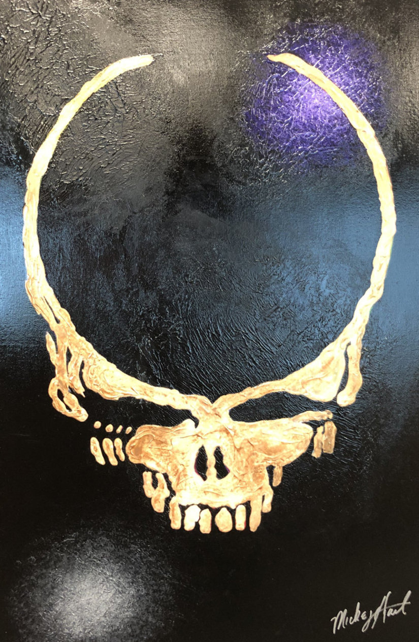 Mickey Hart original painting, steal your face, grateful dead by Mickey ...