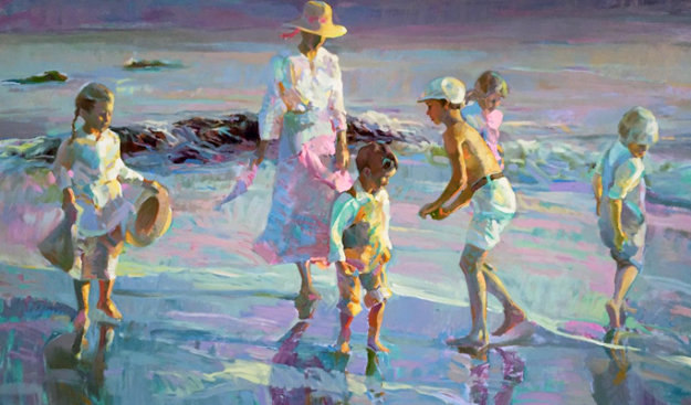 Beachcombimg 1990 by Don Hatfield - For Sale on Art Brokerage