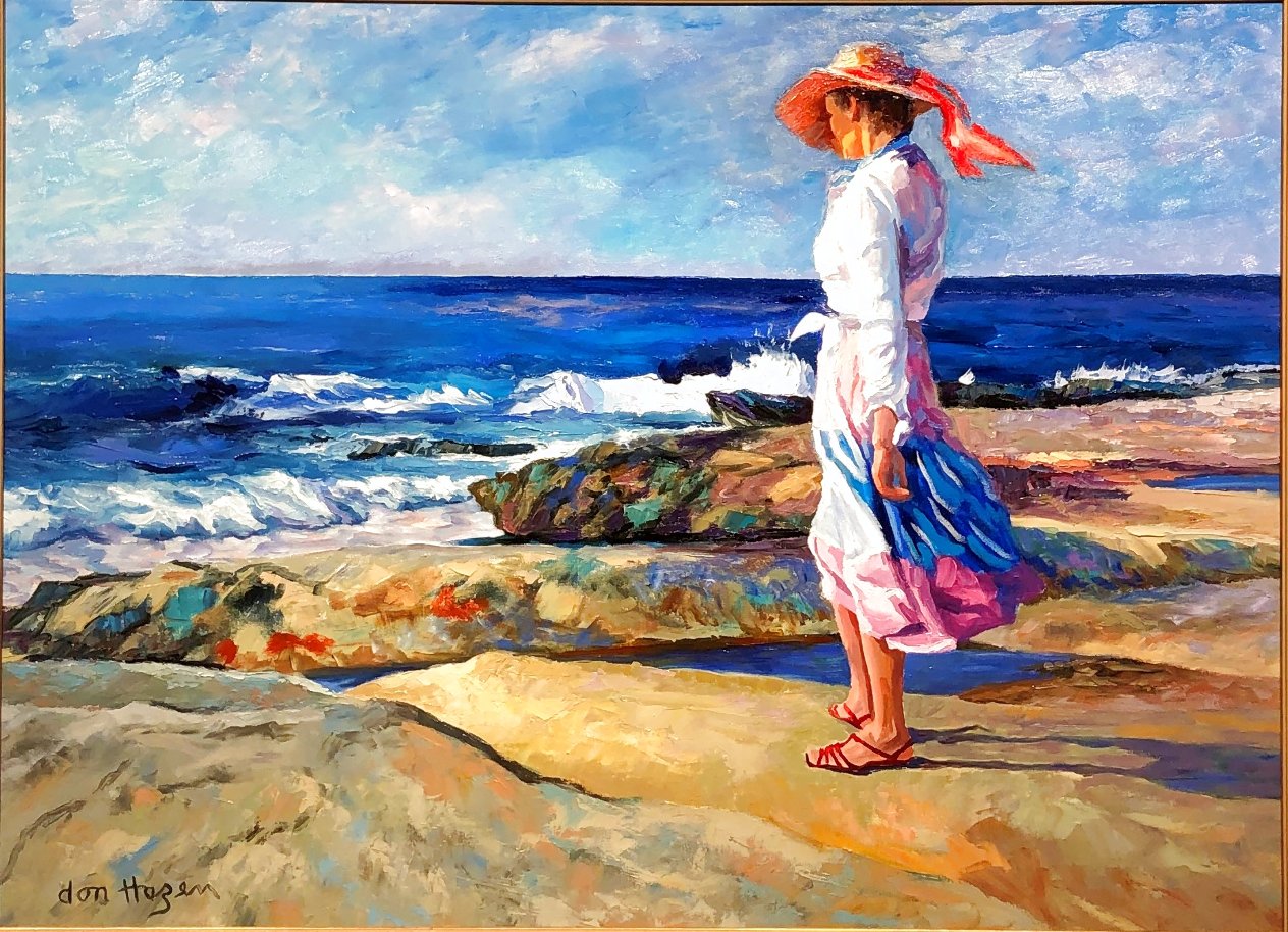 Sea Fascination Acrylic on Canvas 29x40 by Don Hazen - For Sale on Art ...