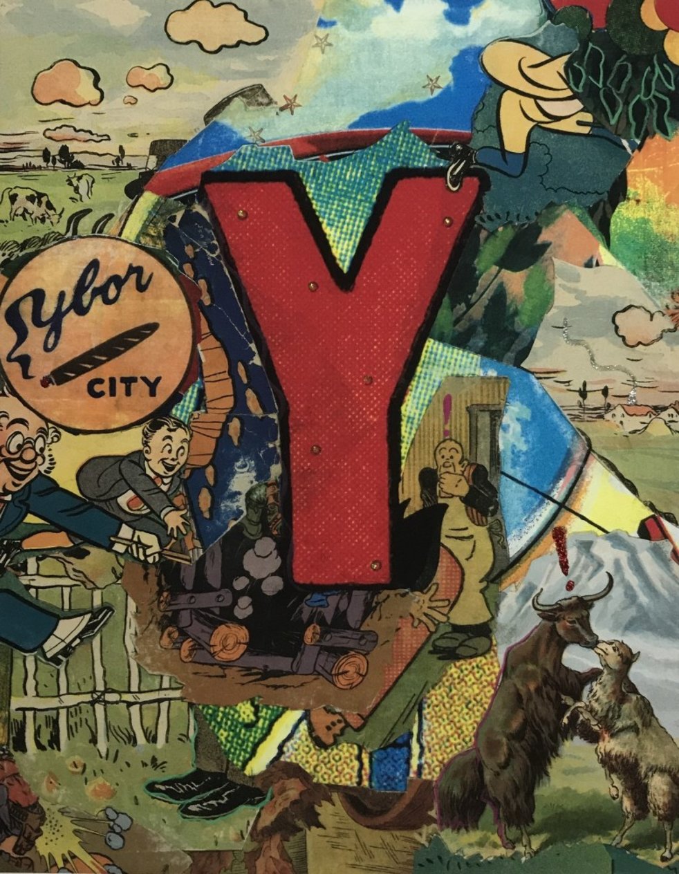 Love Letters: Letter Y 1998 by Bruce Helander - For Sale on Art Brokerage