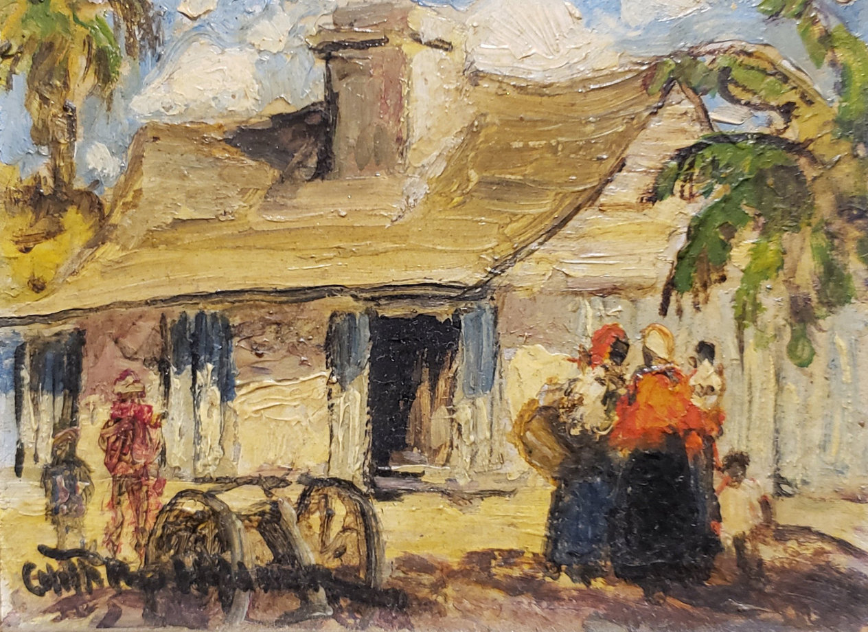 Colette Pope Heldner original painting, Negro Shacks 1933 by Colette ...