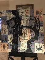 Two Sisters 1988 by He Neng - For Sale on Art Brokerage