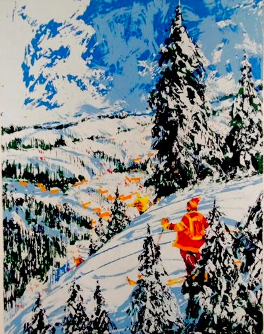 Above Aspen AP Serigraph 26x20 by Paul Blaine Henrie - For Sale on Art ...