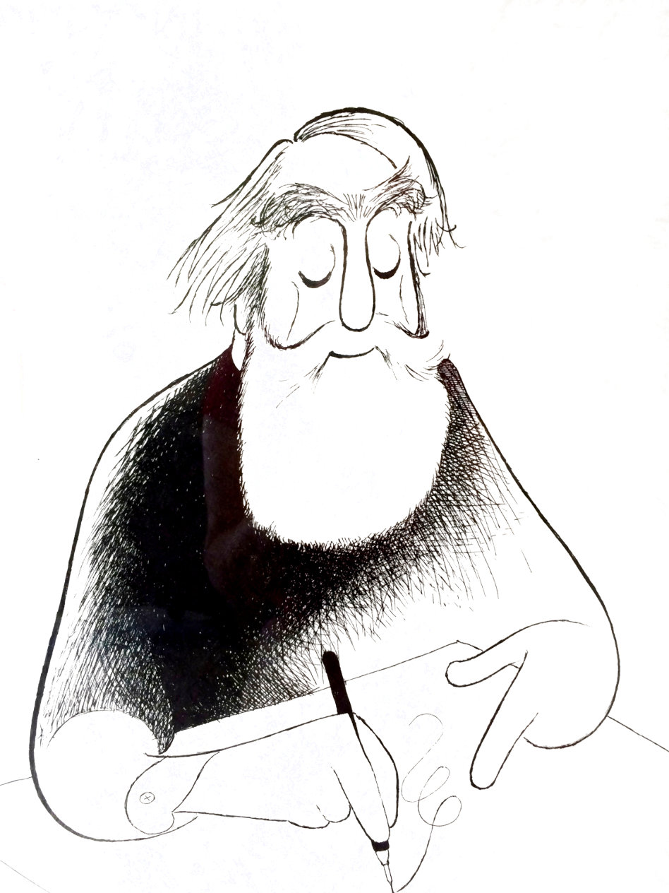 Self Portrait At 99, 2002 Lithograph, al hirschfeld by Al Hirschfeld ...