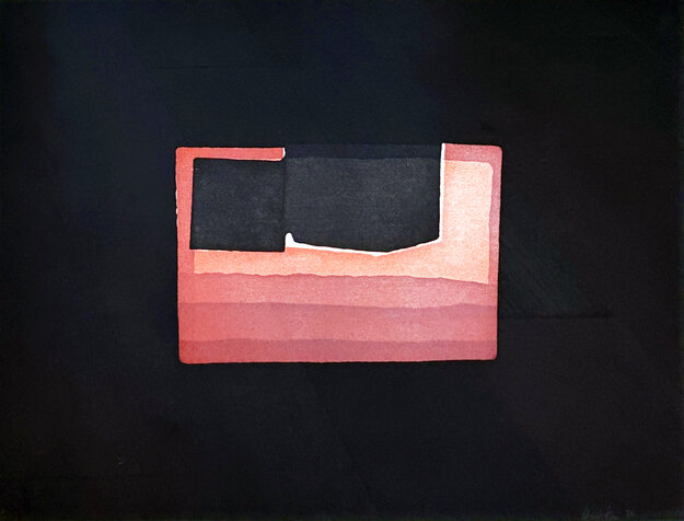 Interior (Night) 1974 Framed Limited Edition Aquatint 18x24 by Howard ...