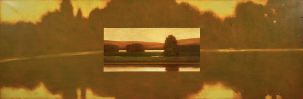 Aequus 1997 Oil on Canvas by Wade Hoefer - For Sale on Art Brokerage