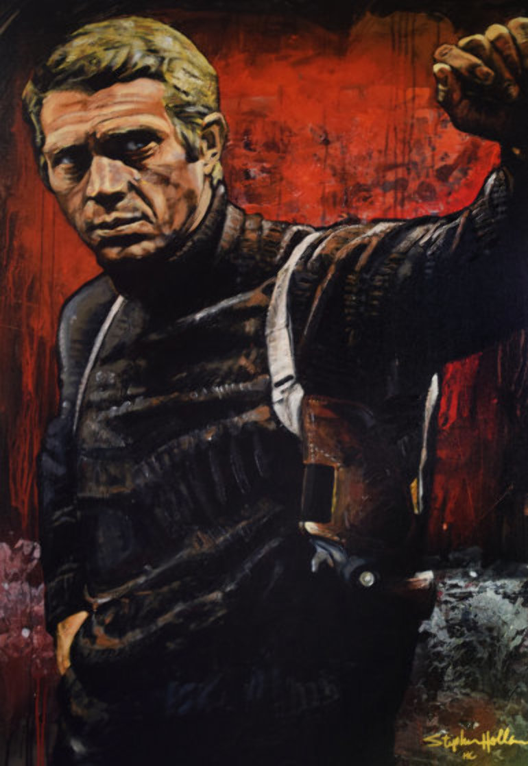 Stephen Holland portrait of Steve McQueen by Stephen Holland
