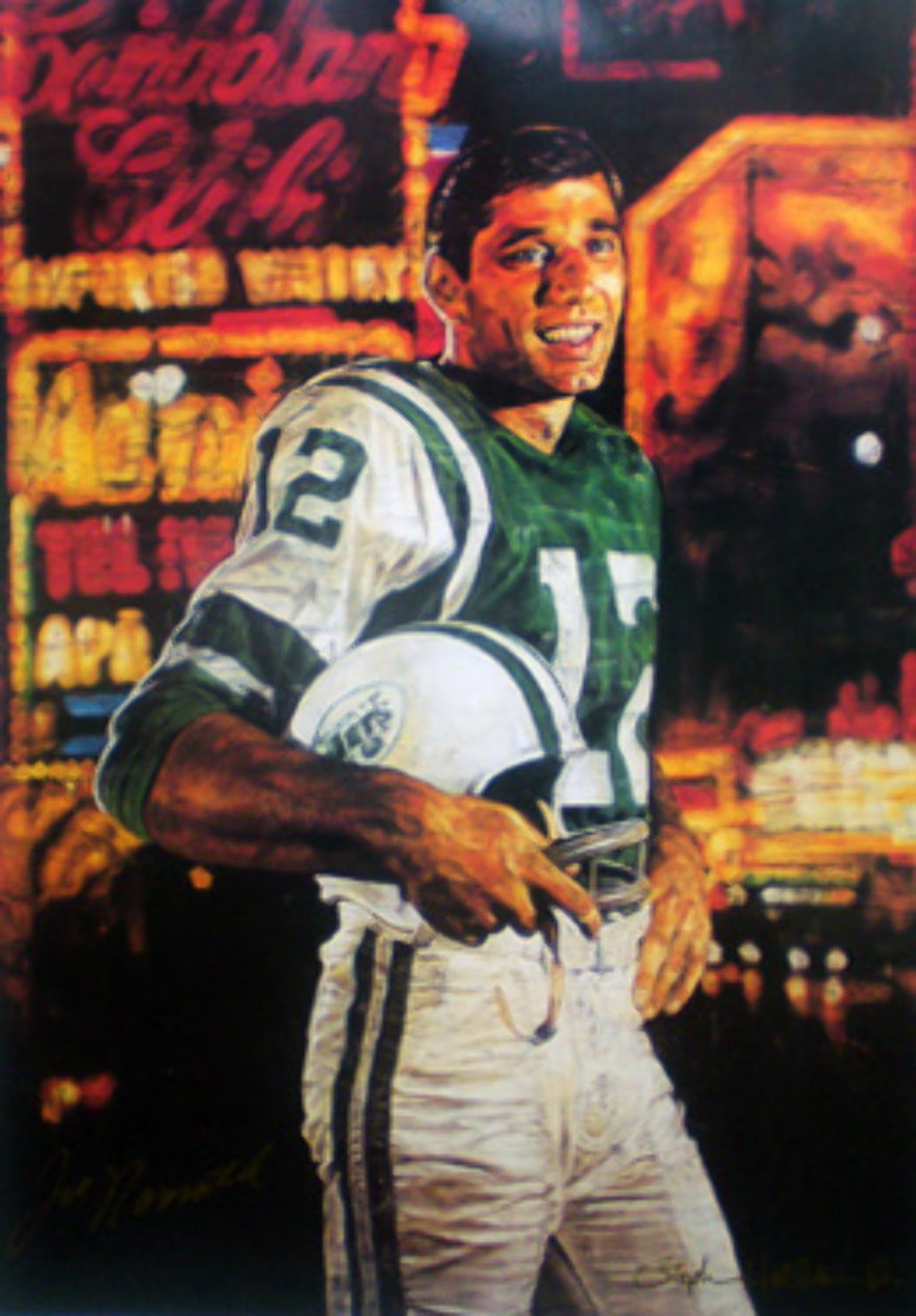 Joe Namath HS by Namath by Stephen Holland - For Sale on Art Brokerage