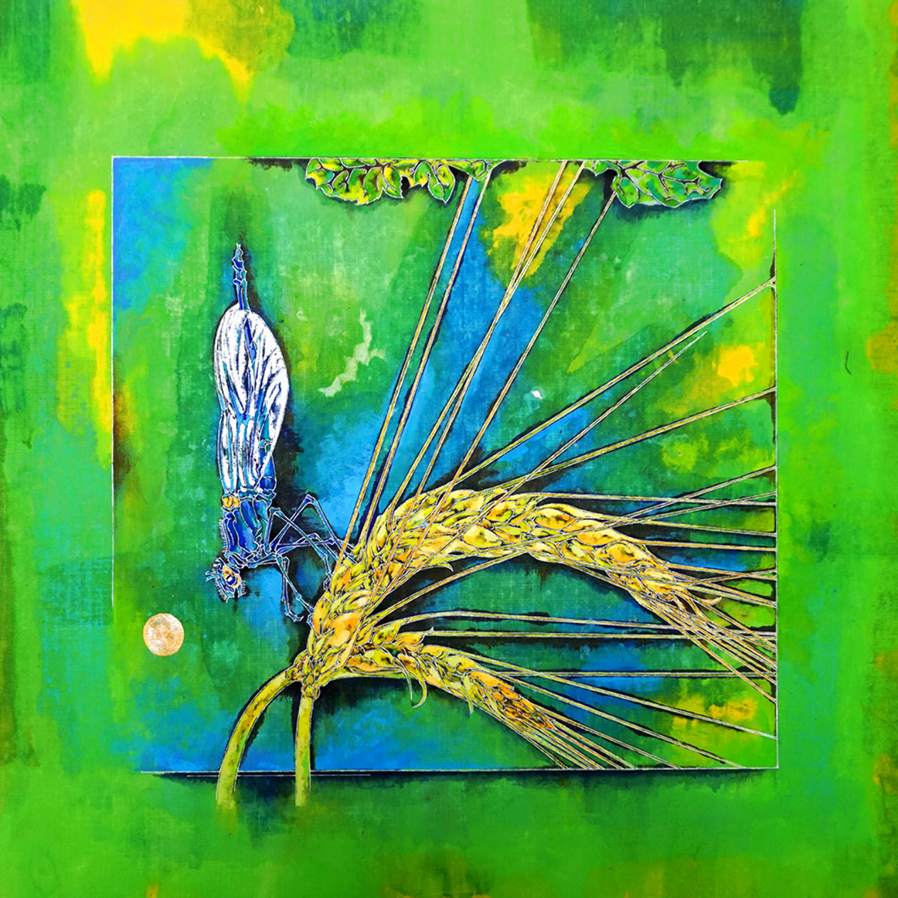 24 Chinese Solar Terms: 08 Corn Forms 2023 Mixed Media by Lu Hong - For ...
