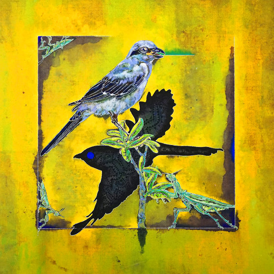 24 Chinese Solar Terms: 09 Corn on Ear 2023 Mixed Media by Lu Hong ...