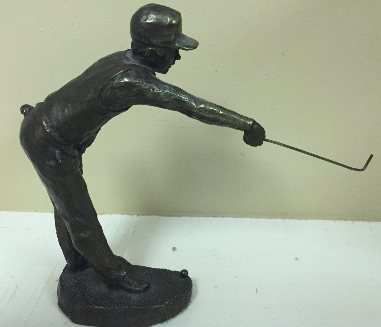 Line It Up Bronze Sculpture 1995 9 in by Mark Hopkins - For Sale on Art ...