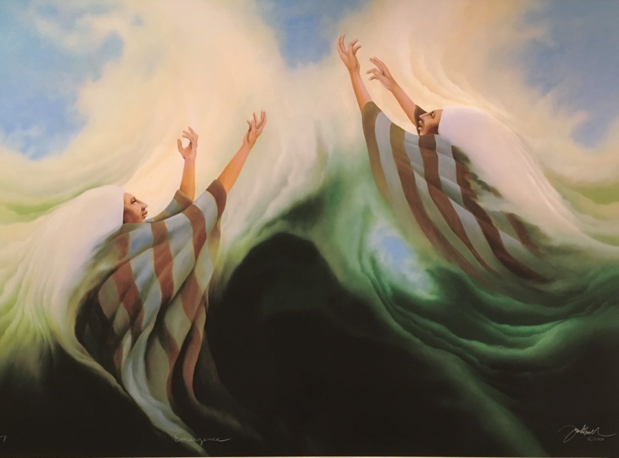 Emergence TP 2001 Lithograph 34x46 by Frank Howell - For Sale on Art ...