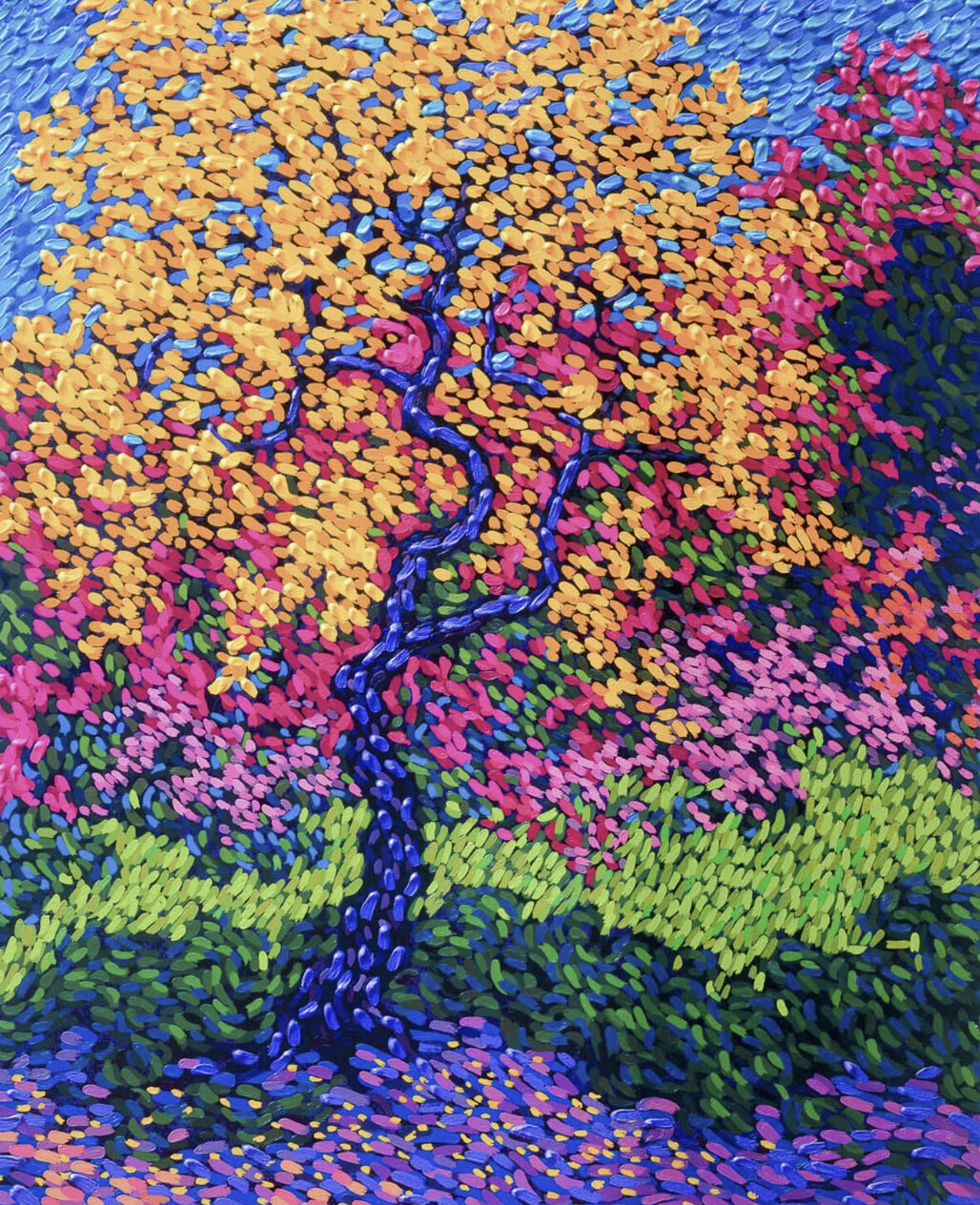 Gold Tree Limited Edition Serigraph by James Hoyle - For Sale on Art ...