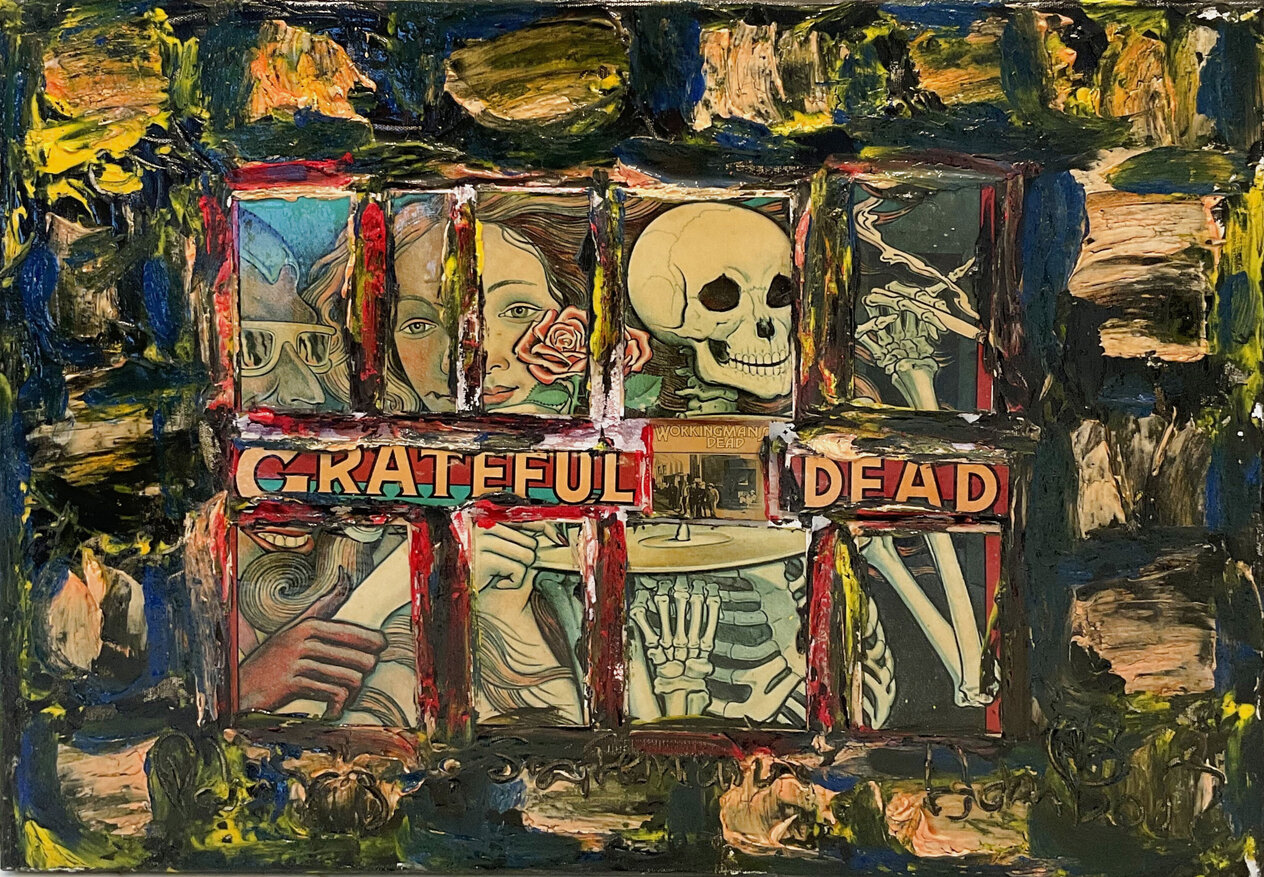 Grateful Dead 1990 Oil on Canvas by Lord Tim Hudson of Birtles - For ...