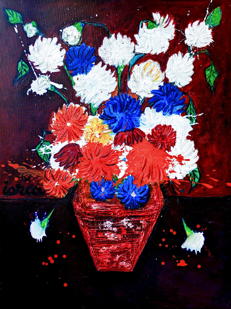 Still Life No 2023 Acrylic on Canvas by Costel Iarca - For Sale on Art ...