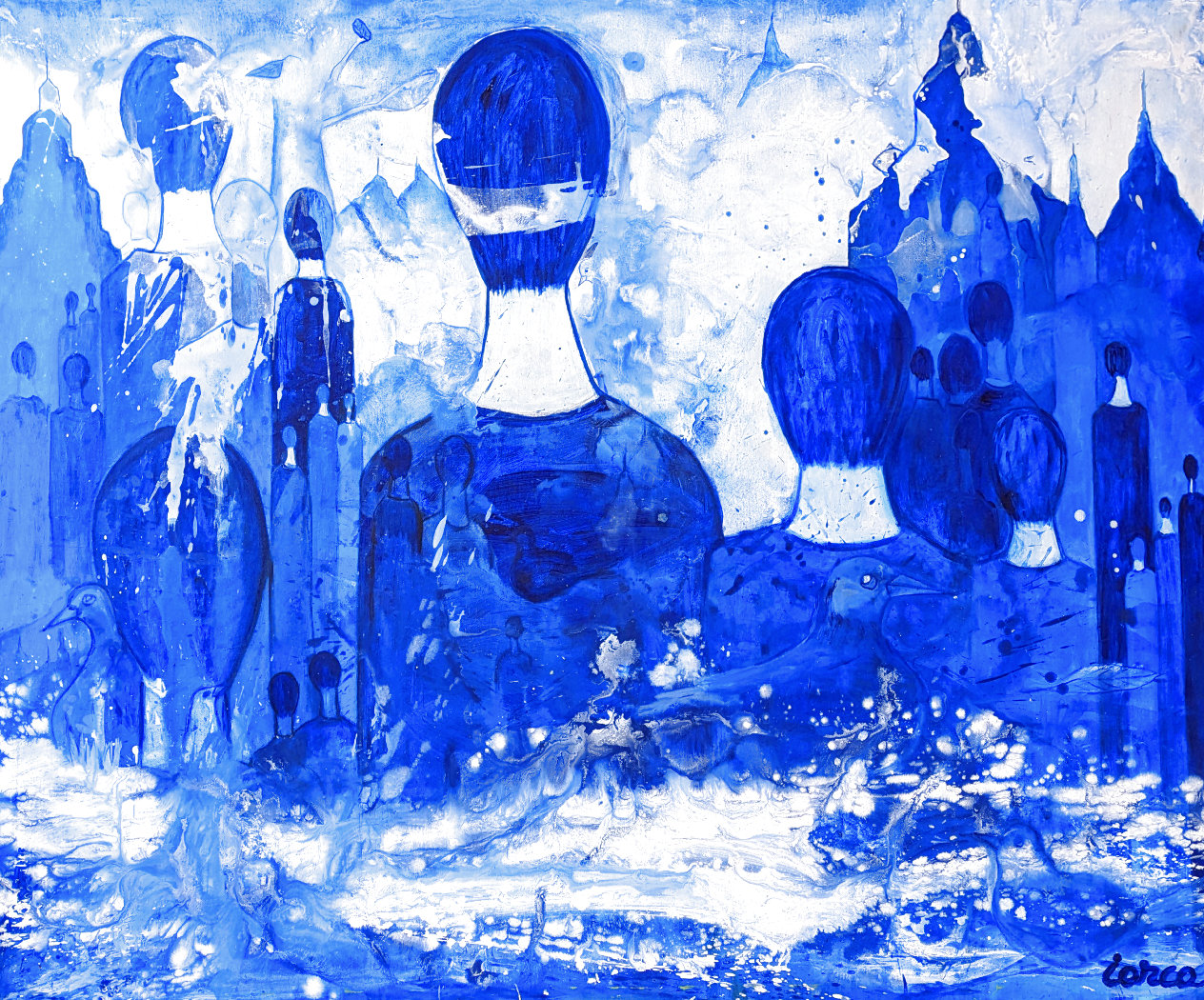 South of Heaven 2010 Acrylic on Canvas by Costel Iarca - For Sale on ...