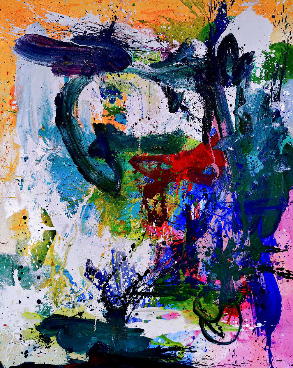 Bright Rainbow 2017 Acrylic on Canvas by Costel Iarca - For Sale on Art ...