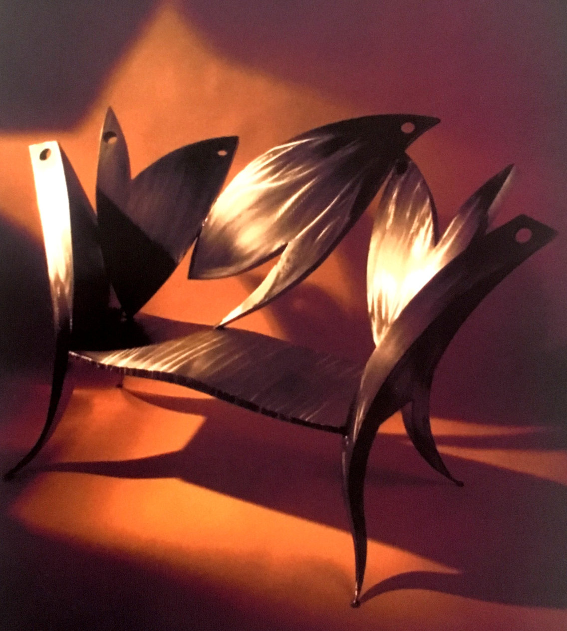 Boban Ilic Metal Bench Abstract by Boban Ilic - For Sale on Art Brokerage