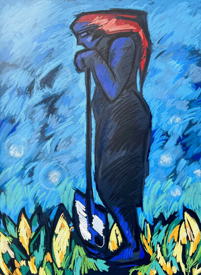 Rest 1990 Limited Edition Serigraph 30x20 by Anca Ionescu - For Sale on ...