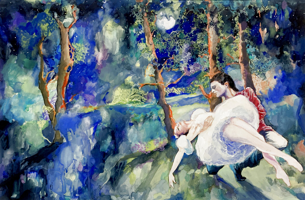 Untitled X Ballerina Mixed Media by Rachel Isadora - For Sale on Art ...