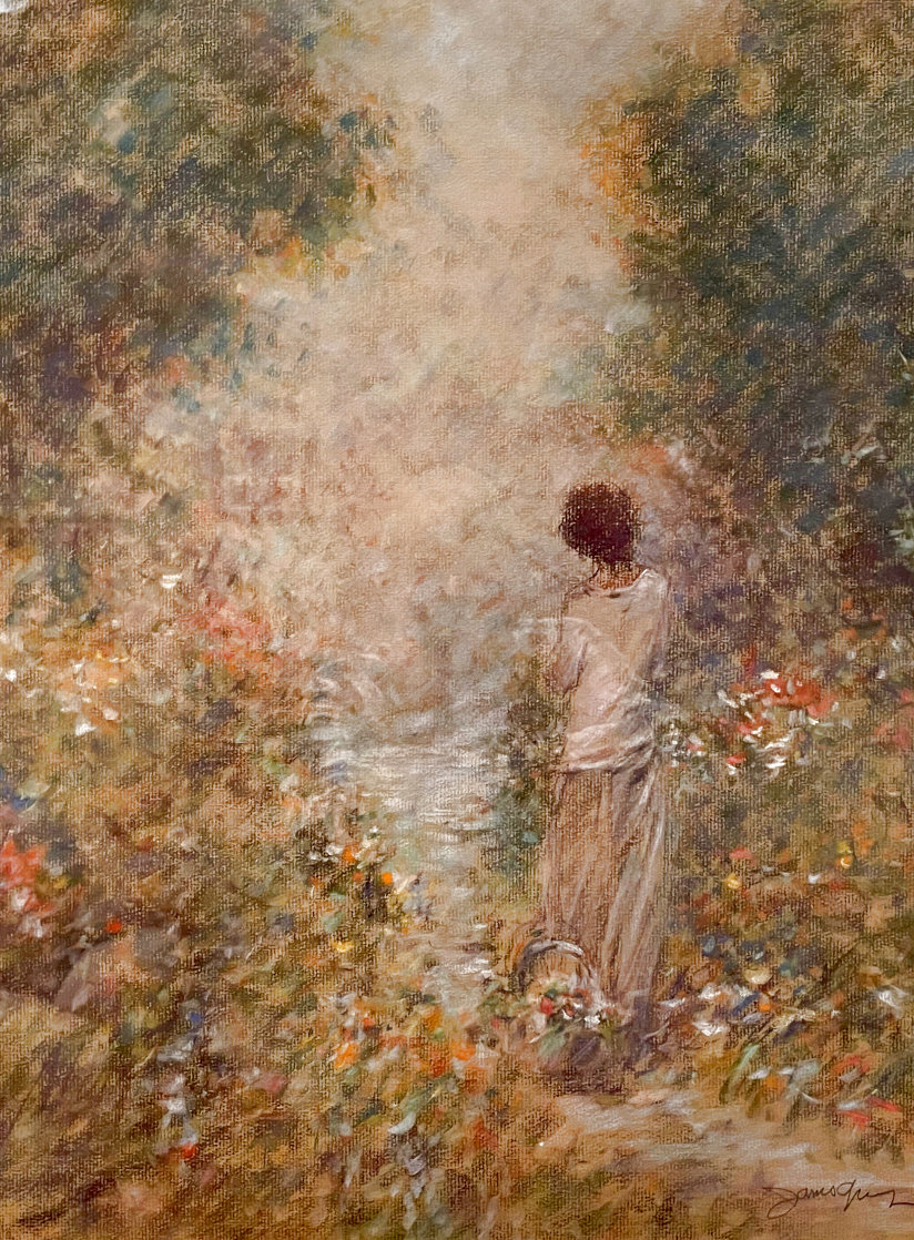 Untitled Landscape 1990 Oil on Canvas 36x29 by James Groody