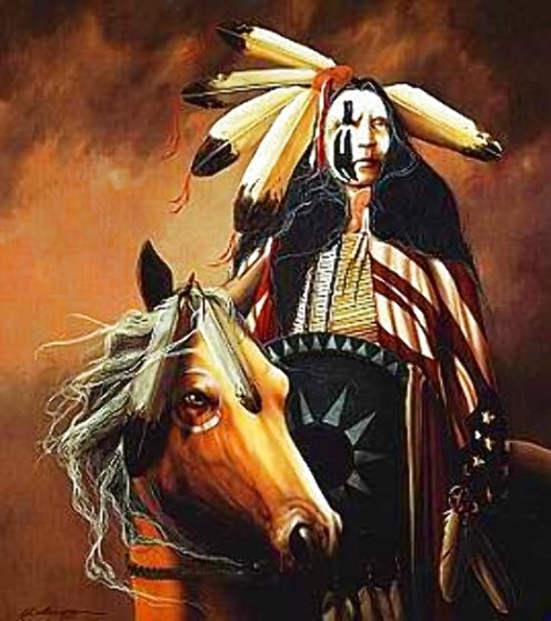 Rides with Honor 1998 Limited Edition Serigraph by J.D. Challenger ...