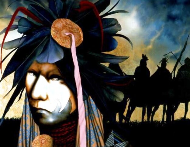 All Over, the Sacred Voices Are Calling - Framed Lithograph by J.D ...