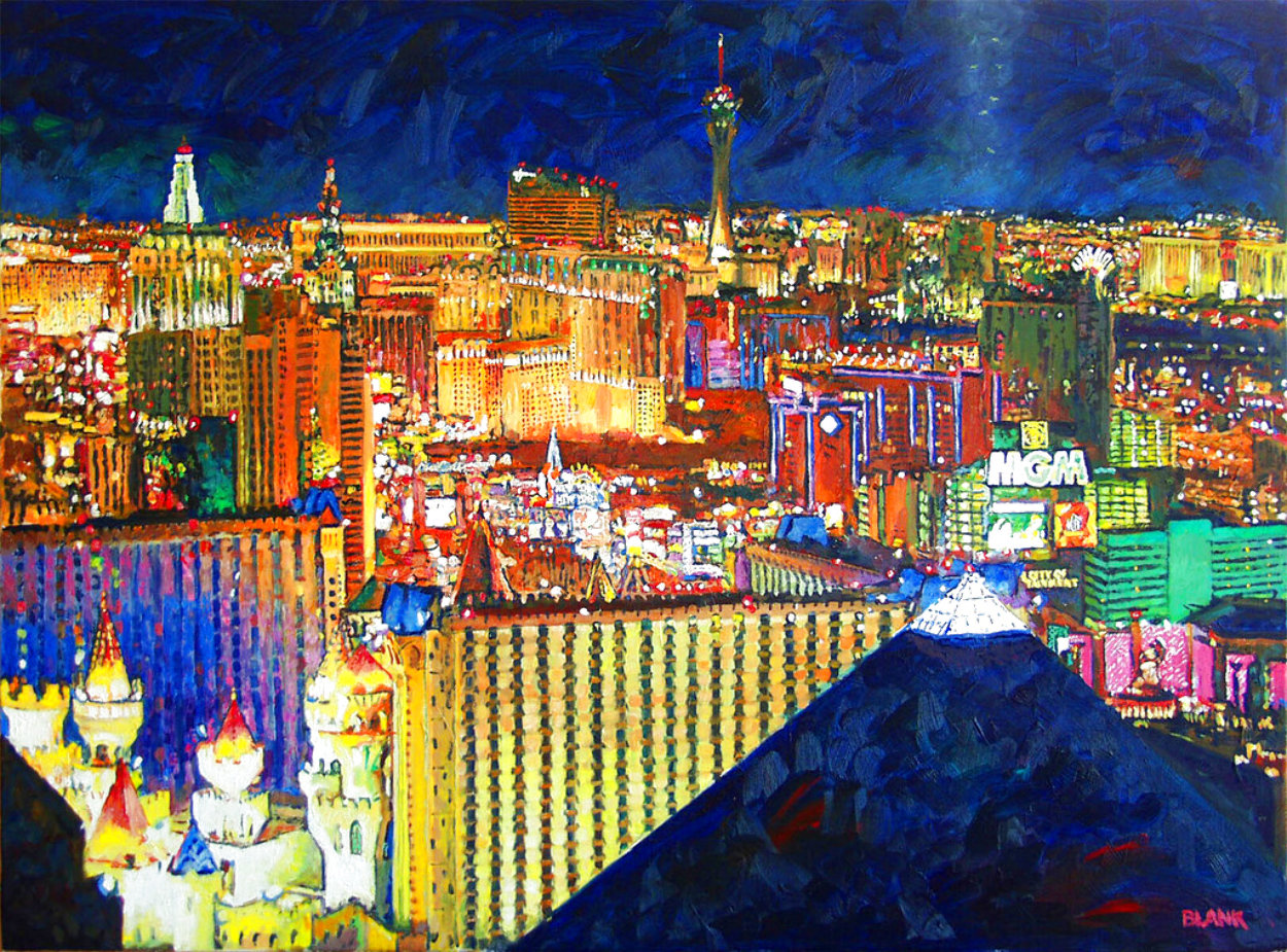 Vegas MIX Giclee on Canvas 35x47 by Jerry Blank